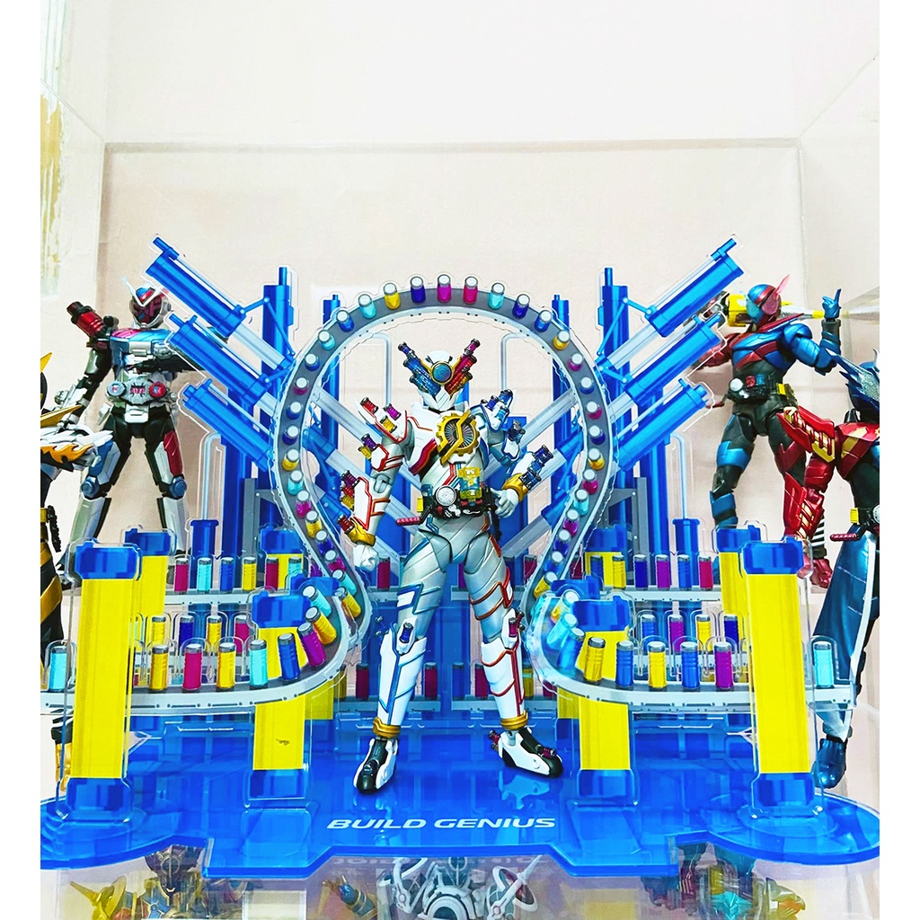 Base Stage Kamen Rider Build Genius, Background Trưng Bày Shf Kamen ...