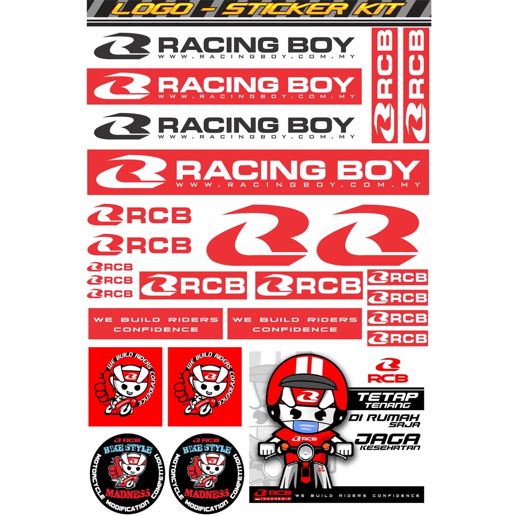 Sticker Logo RacingBoy RCB | Shopee Việt Nam