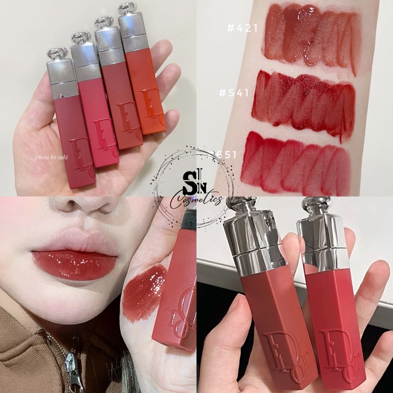 Son Dior Addict Lip Tint màu 541, 421, 491, 651 (bản mới của Dior Tattoo) | Shopee Việt Nam