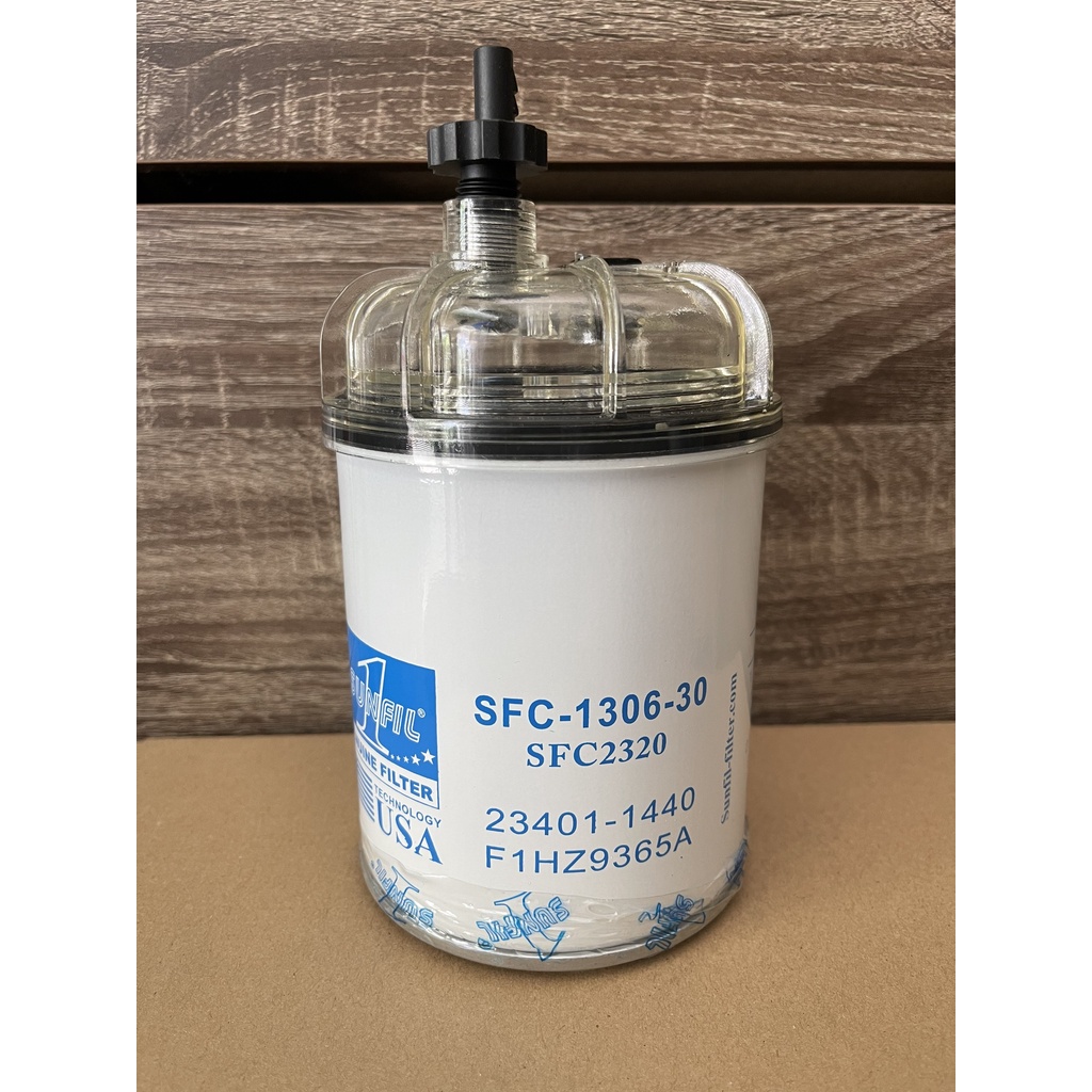 Lọc nhiên liệu tách nước SFC 1306-30 có cốc / 23401-1440 / 23401-1630 ...