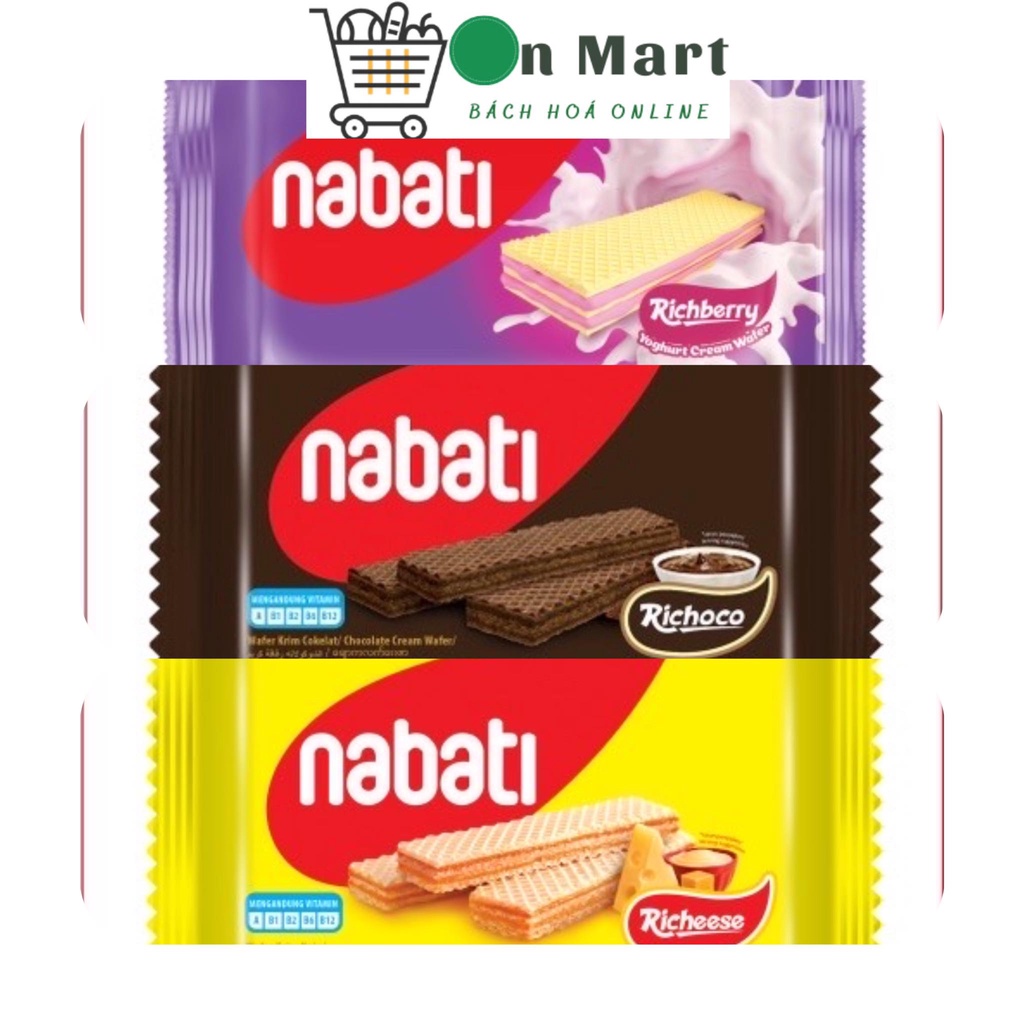 Bánh nabati thơm ngon giòn xốp gói 17g/50g/110g | Shopee Việt Nam