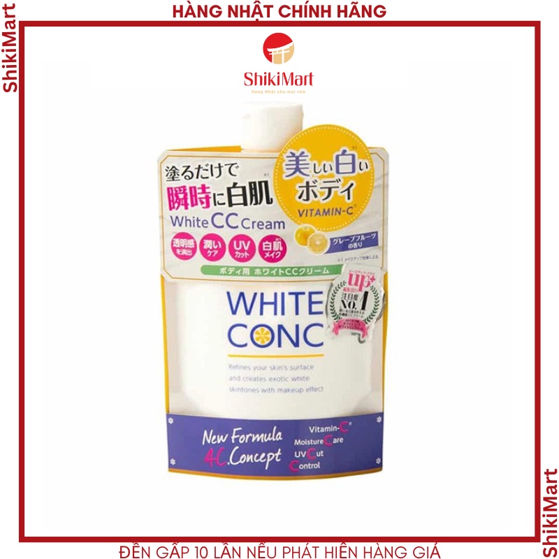 Sữa Dưỡng Thể White Conc White CC Cream (200g) | Shopee Việt Nam