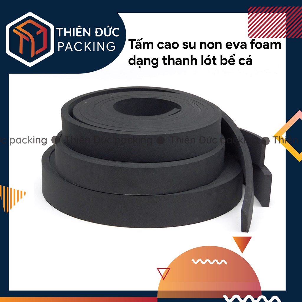 Tấm mút xốp eva foam, cao su non dạng thanh 1m25x4cm đủ độ dày dùng lót ...