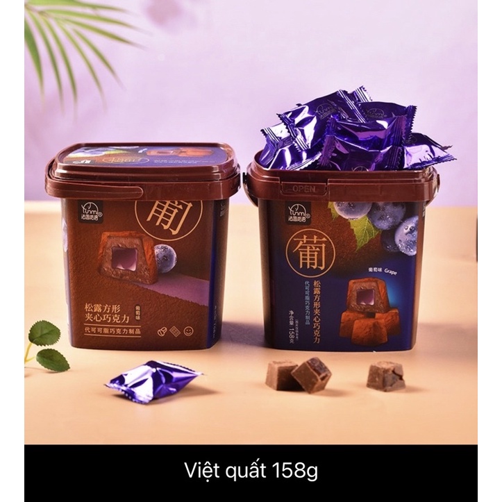 [new2023] Nama socola 408g Socola tươi, nama chocolate xô 80 viên ...