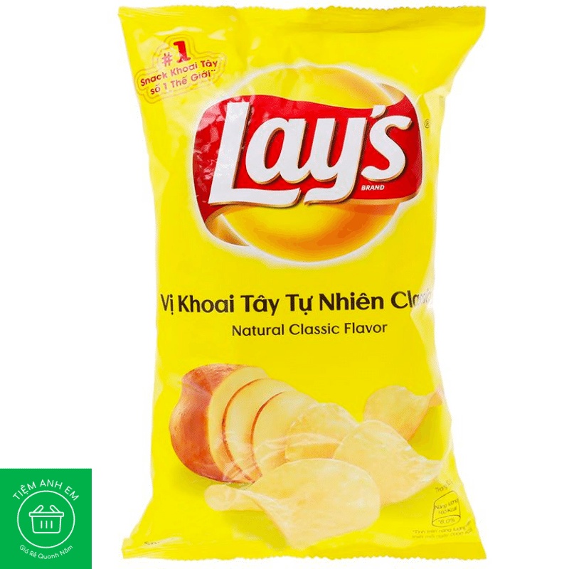 Snack khoai tây vị tự nhiên Classic Lay's gói 95g | Shopee Việt Nam
