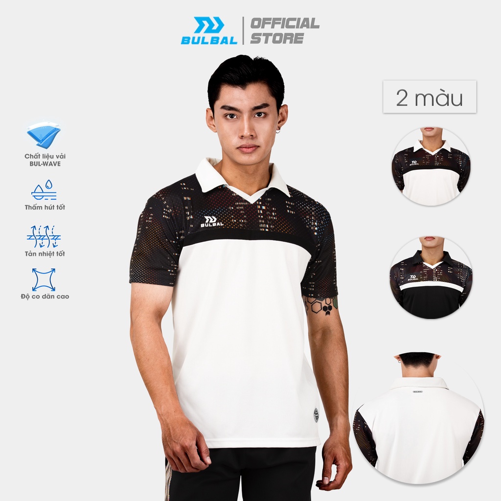 Áo Cầu Lông Nam Nữ Bulbal Glitch BAT1006, Chất Vải Bul-Wave Thoáng Mát, Dùng Trong Tập Luyện Và ...