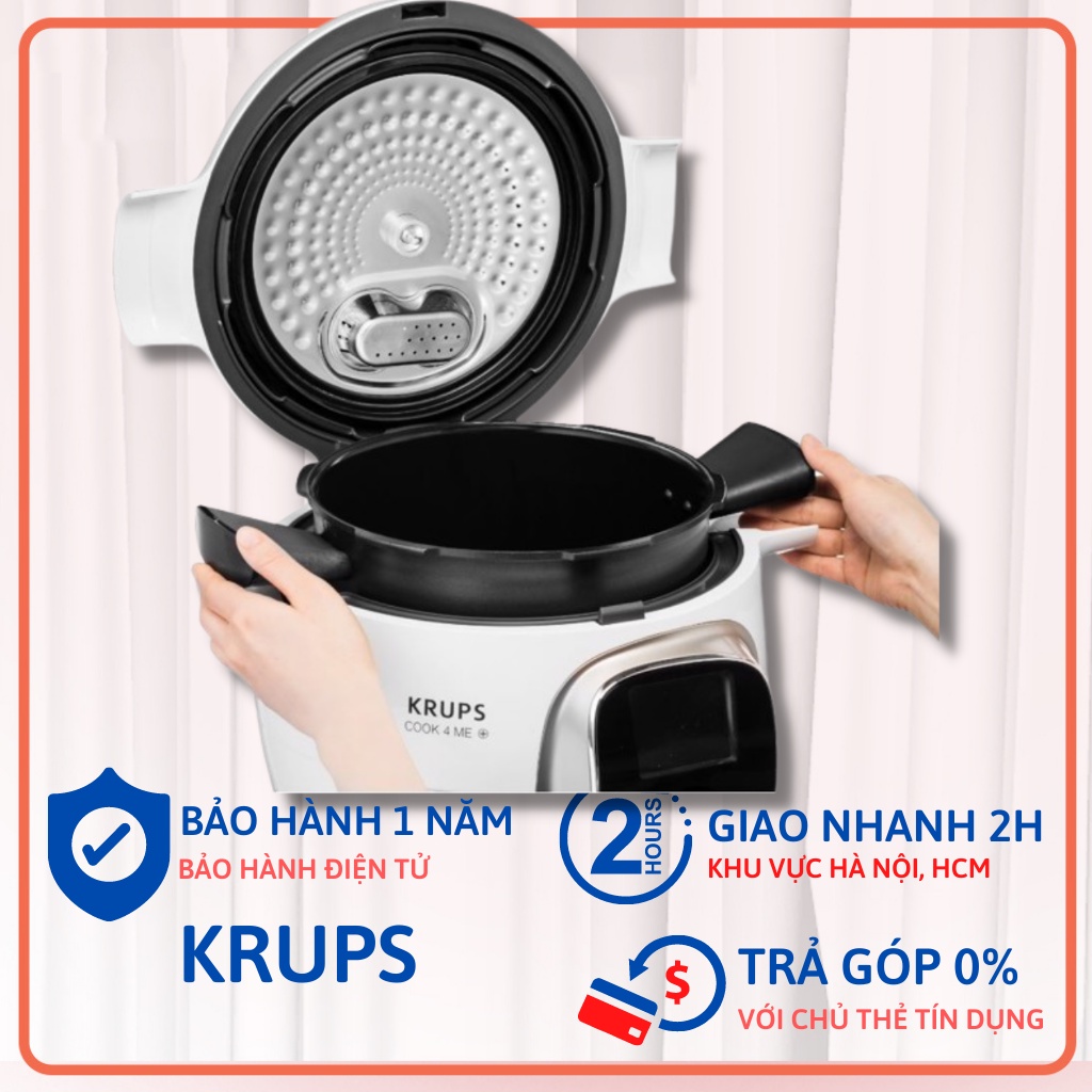 [CHÍNH HÃNG] NỒI ĐA NĂNG KRUPS NẤU CƠM, HẦM CHẬM | Shopee Việt Nam