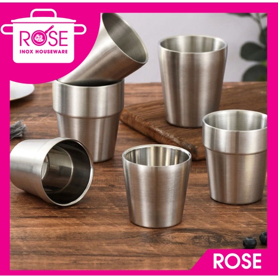 Ly inox 2 lớp cách nhiệt cả nóng và lạnh - Ly Inox cao cấp hai lớp dung ...