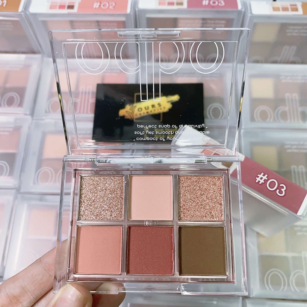 [Hàng Cận Date - T05/2025] Bảng Phấn Mắt Odbo Tone Nâu Tây Signature Eyeshadow Palette OD276 ...