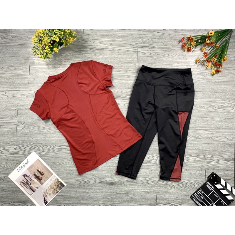 Set Thể Thao Nữ Lửng Size Từ 40kg Đến 80kg Tập Gym Yoga | Shopee Việt Nam