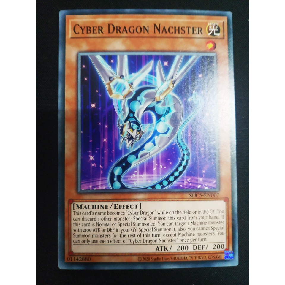 Thẻ bài Yugioh - TCG - Cyber Dragon Nachster / SDCS-EN007' | Shopee Việt Nam