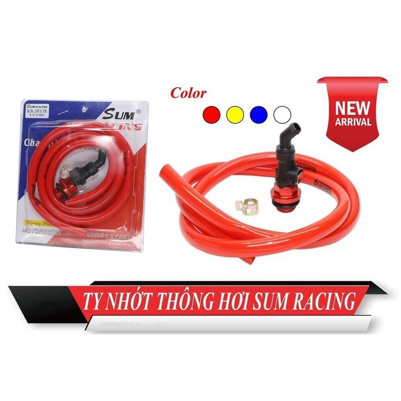Ống thông hơi nhớt SUM Racing - gắn được nhìu loại xe Honda / Yamaha ...