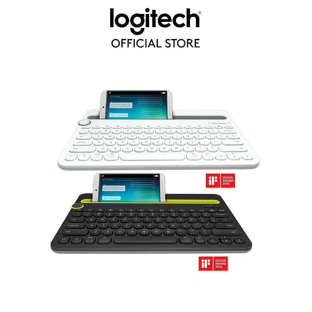 Bàn phím không dây Bluetooth Logitech K480 - Kết nối 3 thiết bị, Mac/ PC/ Laptop/Tablet Khuyến ...