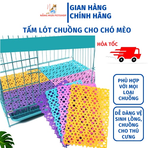 Tấm lót chuồng cho chó, lót sàn chống trơn trượt cho thú cưng | Shopee ...