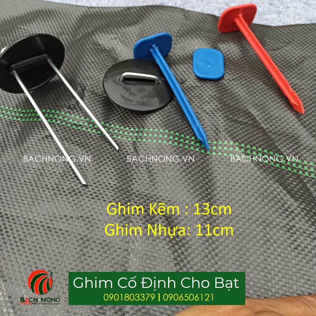 Combo 50 Ghim Nhựa Hoặc Ghim Sắt Dùng Ghim Màng Phủ Cỏ Hoặc Bạt Phủ Cỏ 0269