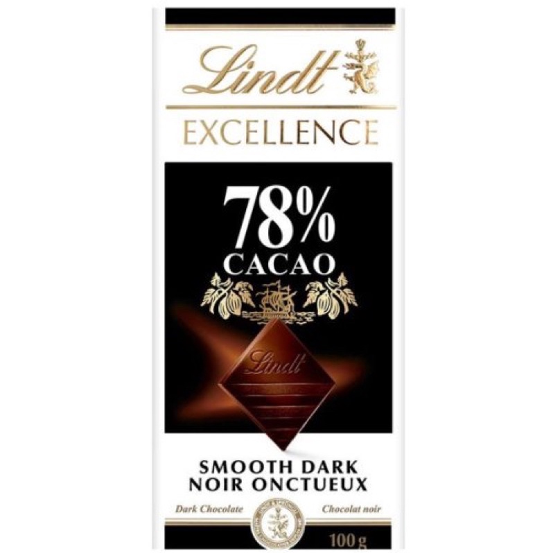 SOCOLA ĐEN LINDT EXCELLENCE THANH 100G | Shopee Việt Nam