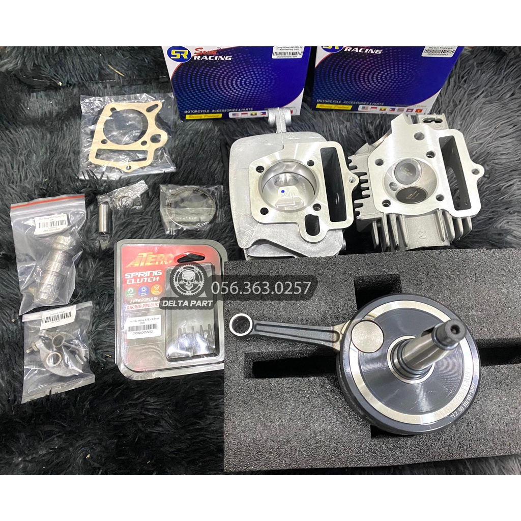 COMBO 54 56 cho xe 1 NỒI CUP 67 / Kymco 50cc / SYM 50cc ELEGANT ...