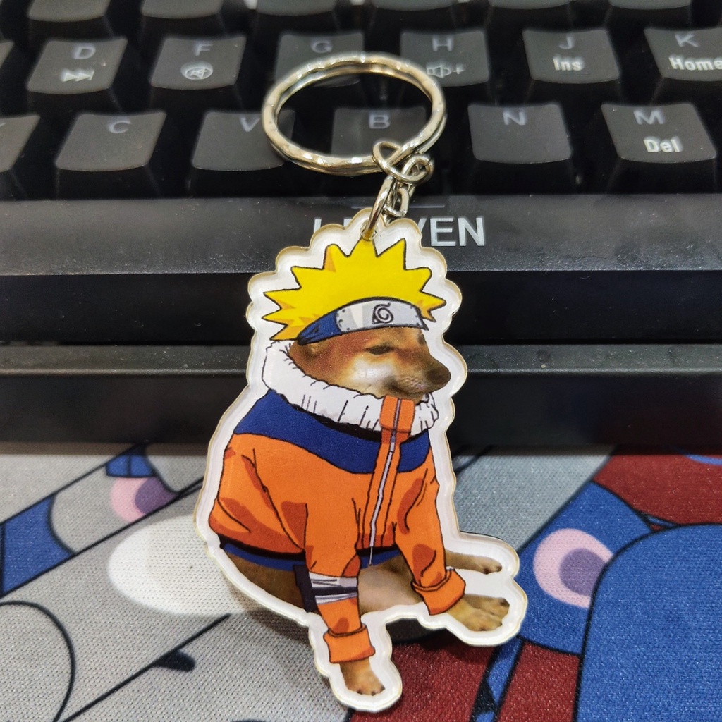 Móc khóa cheems meme shiba inu phong cách hài hước nhiều nhân vật treo ...