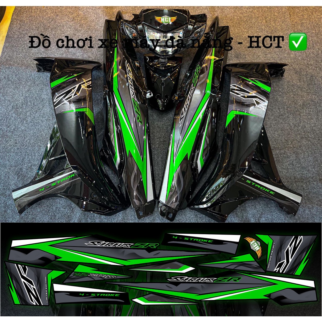 Tem Sirius mẫu mới HCT độc quyền 2023 Full Đen zR | Shopee Việt Nam