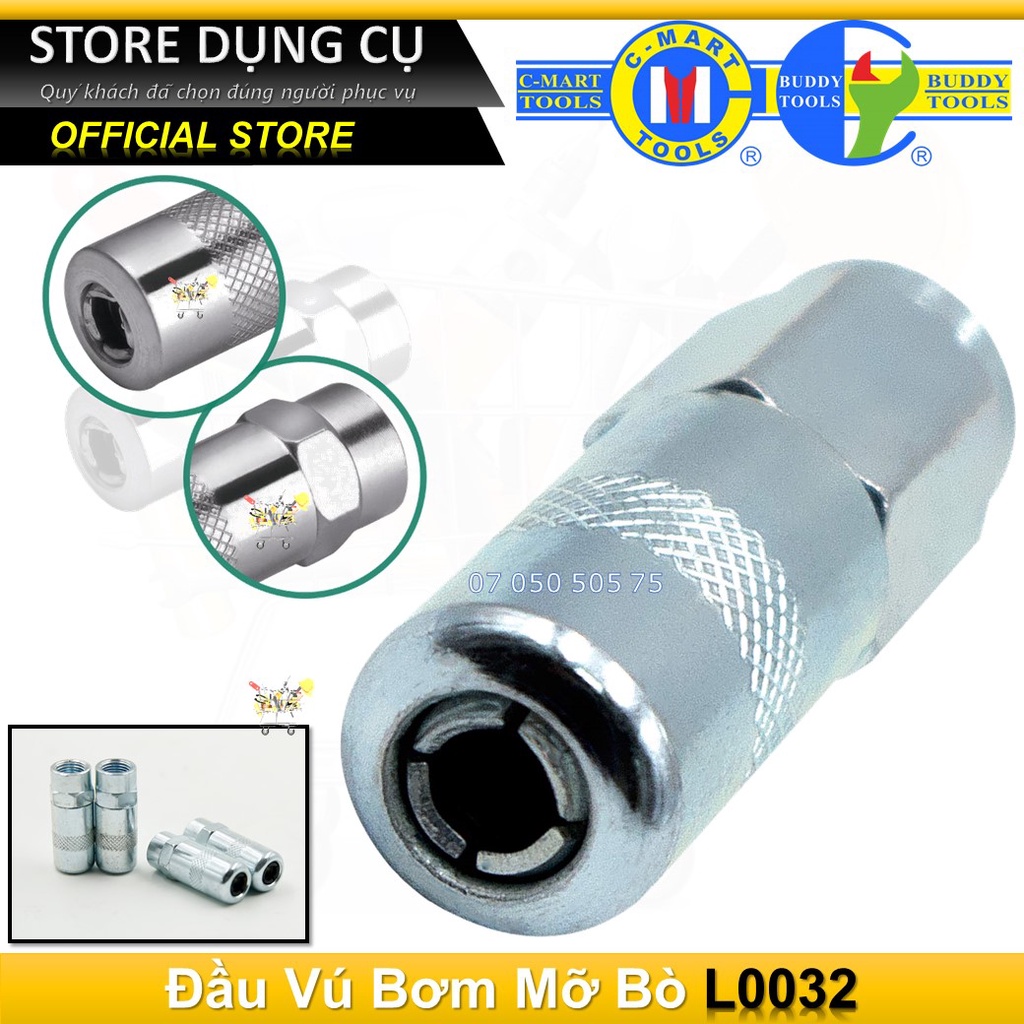 Đầu bơm mỡ bò C-Mart L0032 Cmart | Dụng cụ vú bơm mỡ bò đầu bằng Cmart ...