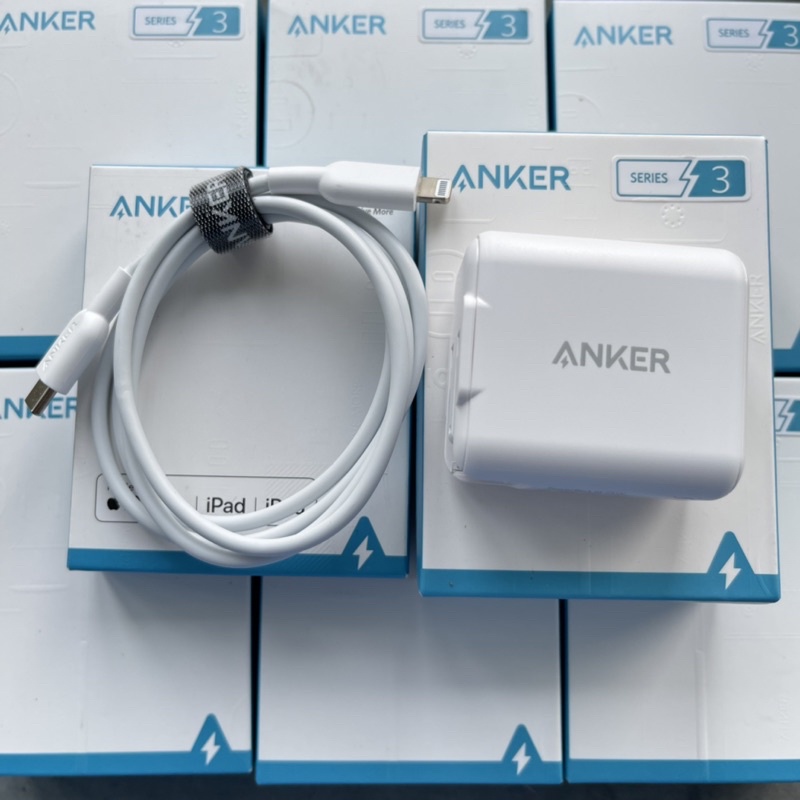 Bộ Sạc Anker PowerPort III 25W PD/PPS A2058 + A8632 Type C to Light 0.9m (New) | Shopee Việt Nam
