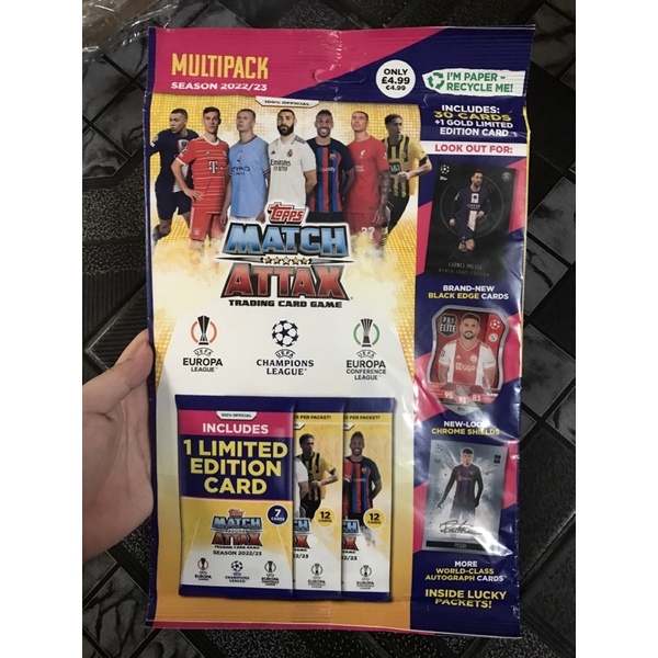 Thẻ cầu thủ Match Attax Multipack 22/23 (31 thẻ) | Shopee Việt Nam