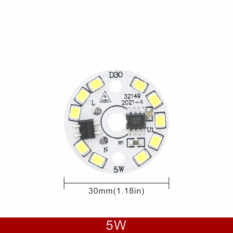 Chip Đèn LED Tròn 3W 5W 7W 9W 12W 90 Lumen / W 2835SMD AC 220V-240V | Shopee Việt Nam