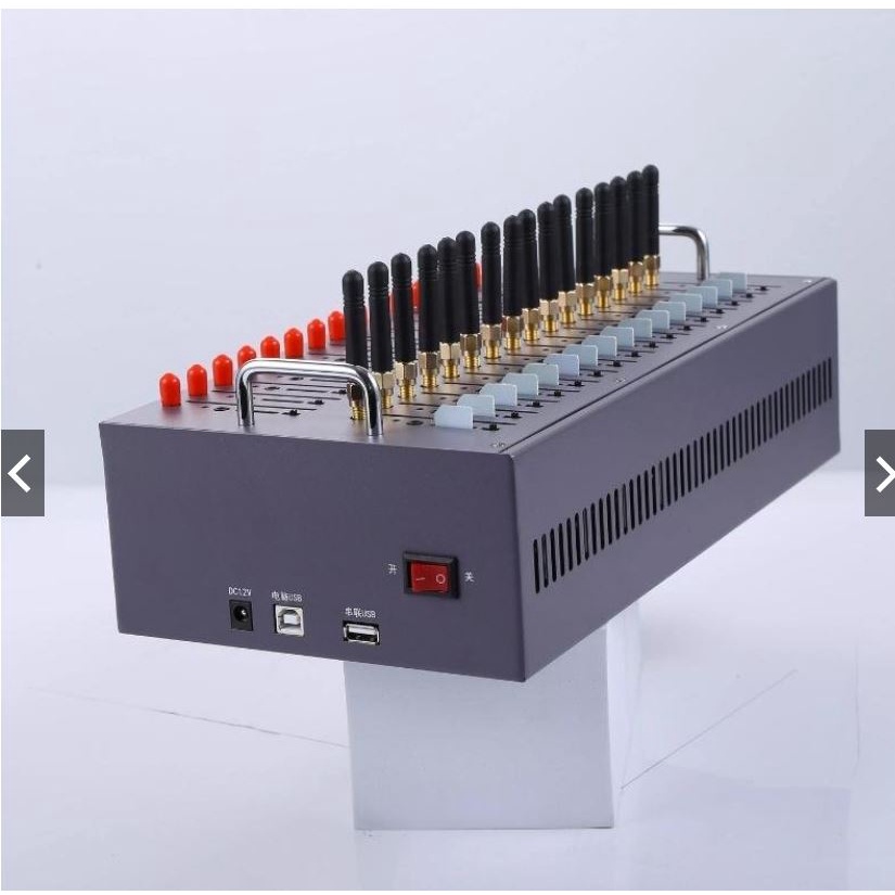 GSM MODEM 32 PORT 4G, QUETEC EC20 HC( hàng đã qua sử dụng không ghi âm ...