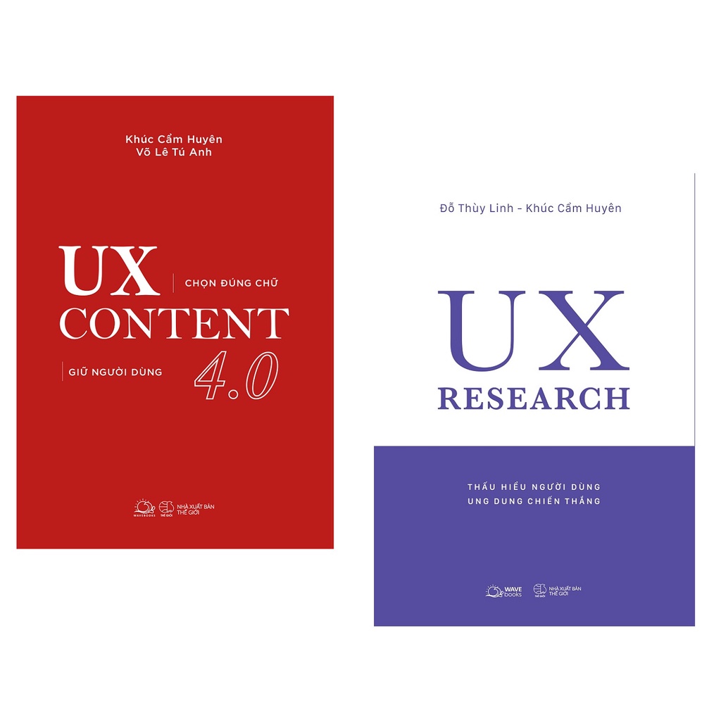 Sách - Combo 2 Cuốn: UX CONTENT 4.0 + UX RESEARCH | Shopee Việt Nam
