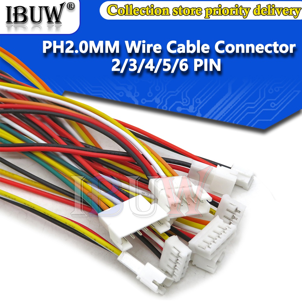 Đầu Nối Dây Điện 2.0MM PH 2.0MM 2 / 3 / 4 / 5 / 6pin 2.0MM PH 2.0 2pin / 3pin / 4pin / 5pin ...