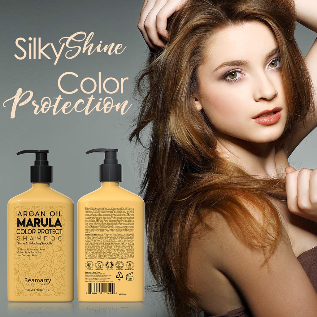 Dầu gội, Dầu xả dành cho tóc nhuộm Beamarry - ARGAN OIL MARULA COLOR ...