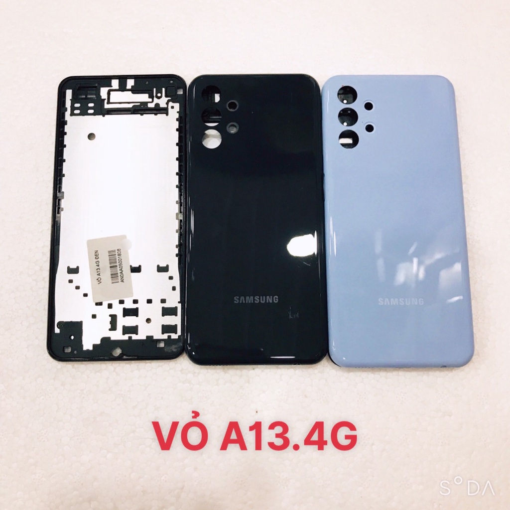 Lưng vỏ samsung a13 4g - vỏ bộ, khung sườn, benzen, nắp lưng nhựa, lưng ...