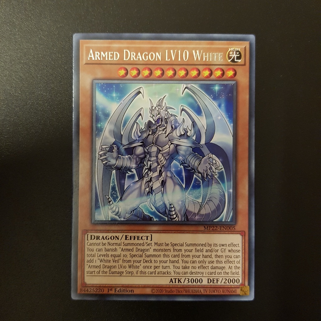 Lá bài Armed Dragon LV10 White - MP22-EN005 - Rare 1st Edition | Shopee Việt Nam