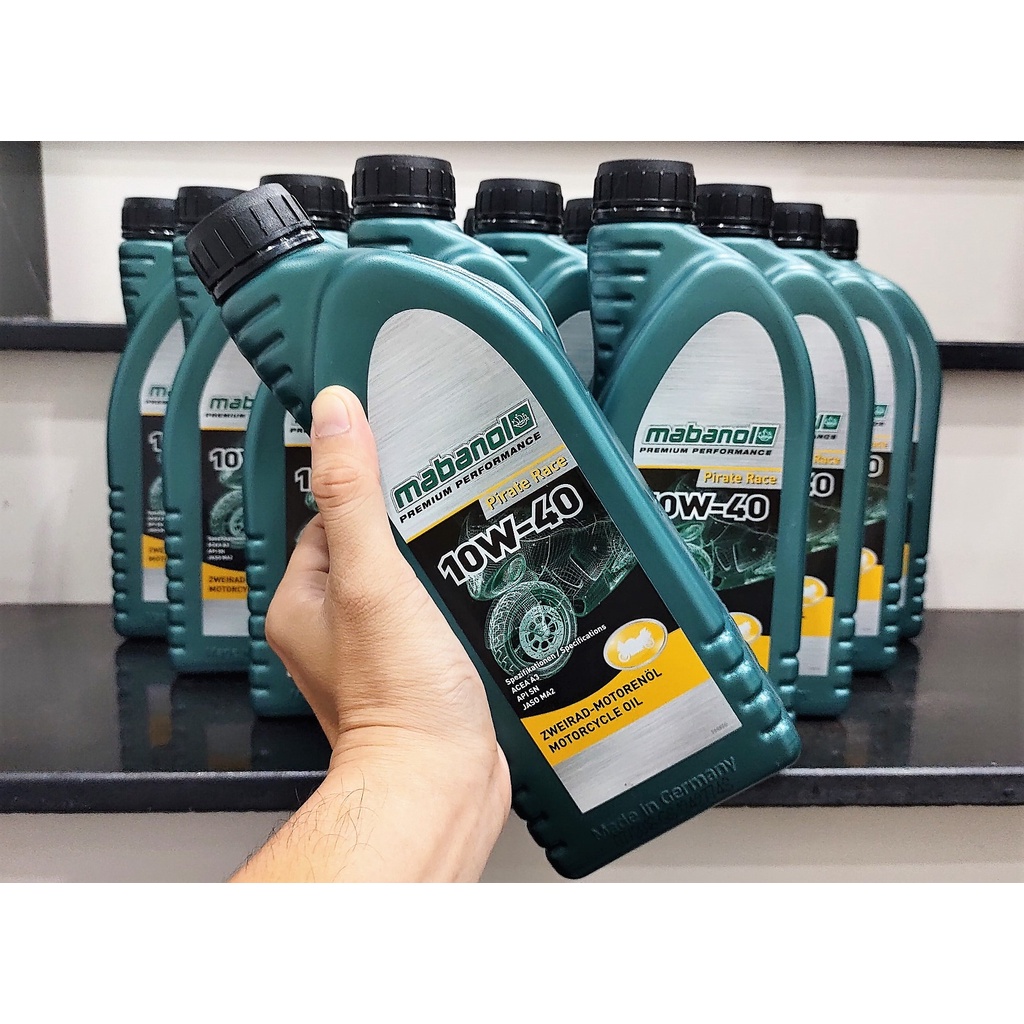 NHỚT MABANOL PIRATE RACE 10W40 1L XE SỐ / TAY CÔN / MOTO BAO ÊM, BỐC ...
