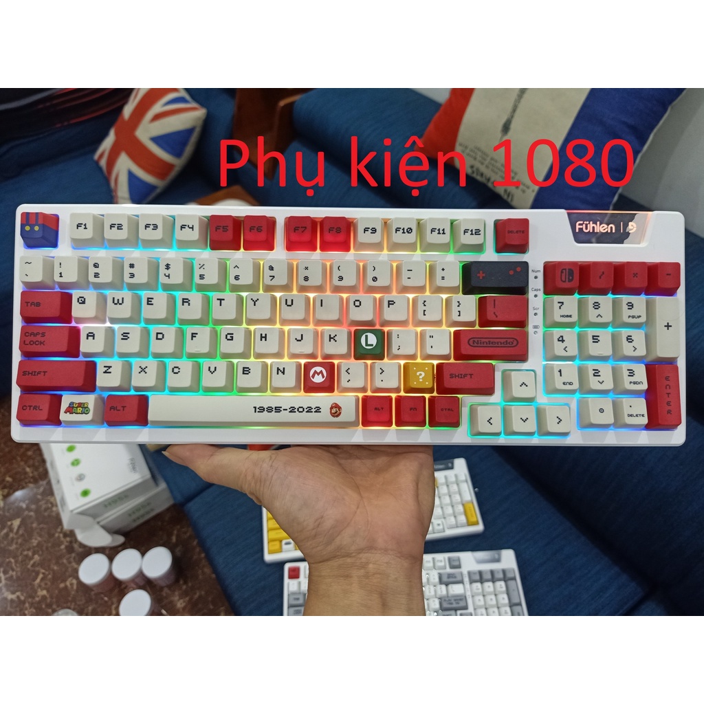 Bàn phím cơ FUHLEN H95S 3-MODE/ GASKET/ HOTSWAP/ MẠCH XUÔI buid từ kit ...
