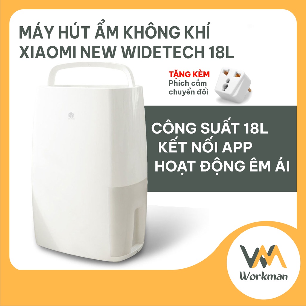 Máy Hút Ẩm Không Khí - Hút Ẩm Phòng - Chống Ẩm Mốc Xiaomi New Widetech 18L | Shopee Việt Nam