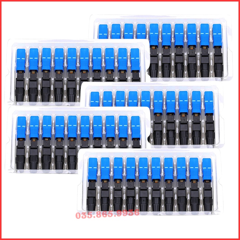 Combo 10-30-50 Fast connector - Đầu nối sợi quang chuẩn SC/UPC | Đầu ...
