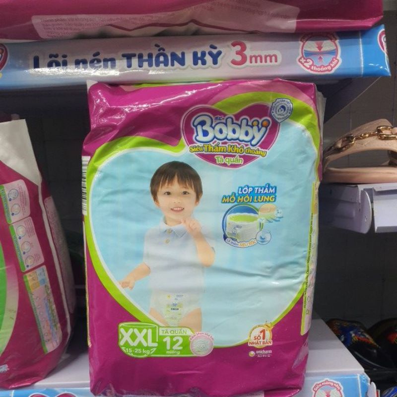 Bỉm Bobby, Tã Quần Bobby Đủ Size S20/ S24/ M18/ M22/ M42/ M62/ L16/ L38 ...