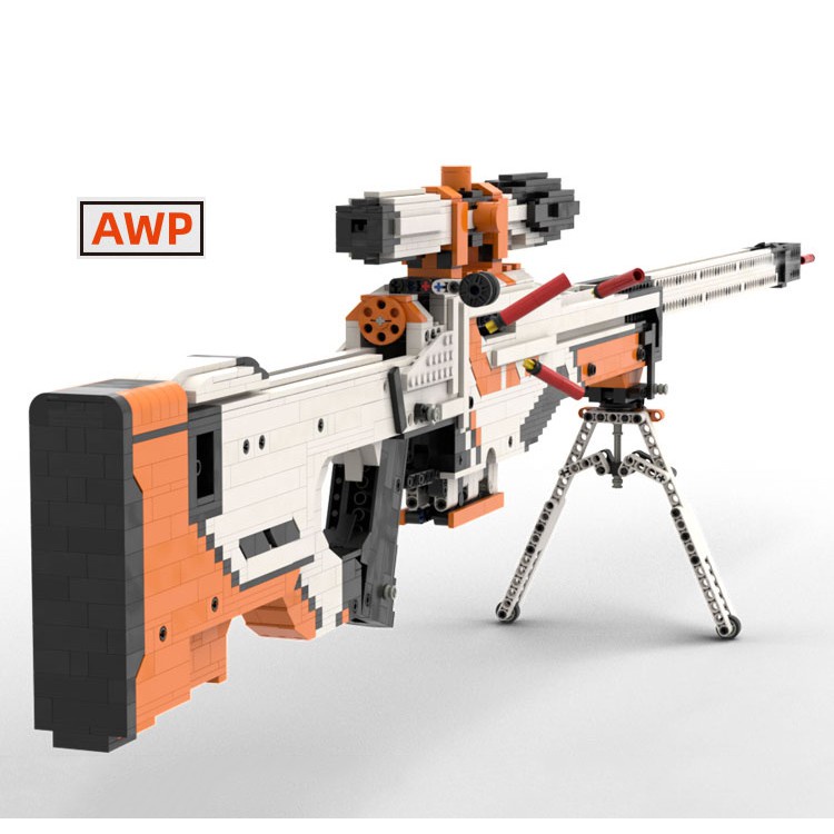 Đồ Chơi Lắp Ghép Lego, Lắp Ráp Mô Hình AWM-AWP Asiimov Kevin183, Lego ...