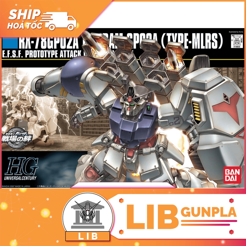 Mô hình lắp ráp Gundam HG UC Gundam Physalis GP 02 / GP02 MLRS | Shopee Việt Nam