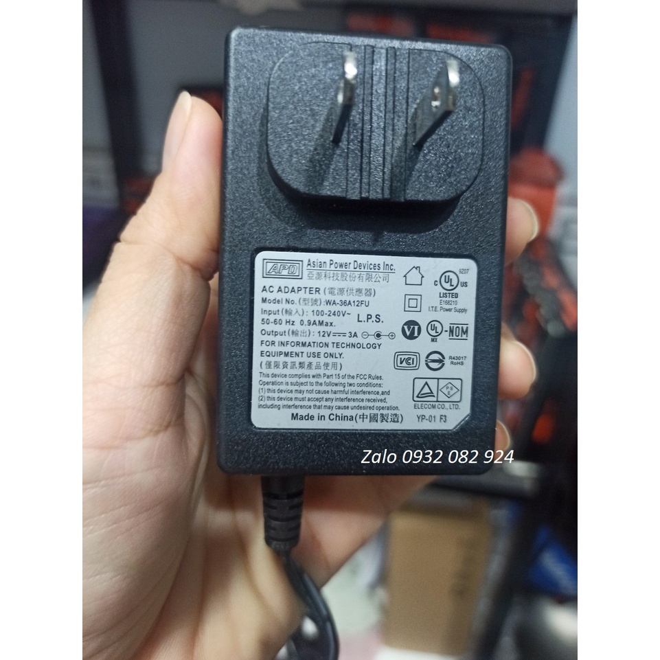Adapter nguồn 12V 3A dùng cho wifi camera | Shopee Việt Nam