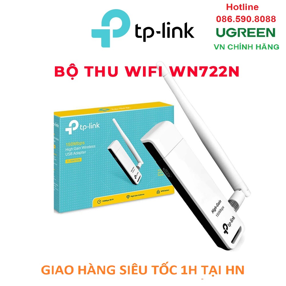 Thiết Bị Thu Wifi TP-LINK 722N 150Mbps - Hàng Chính Hãng BH 24 Tháng ...
