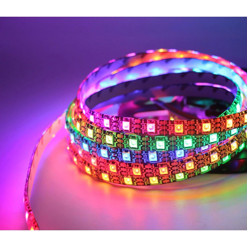 Bộ Remote + Controller + 0.5m dây đèn led RGB 5V 5050 2812B Epoxy IP65 ...