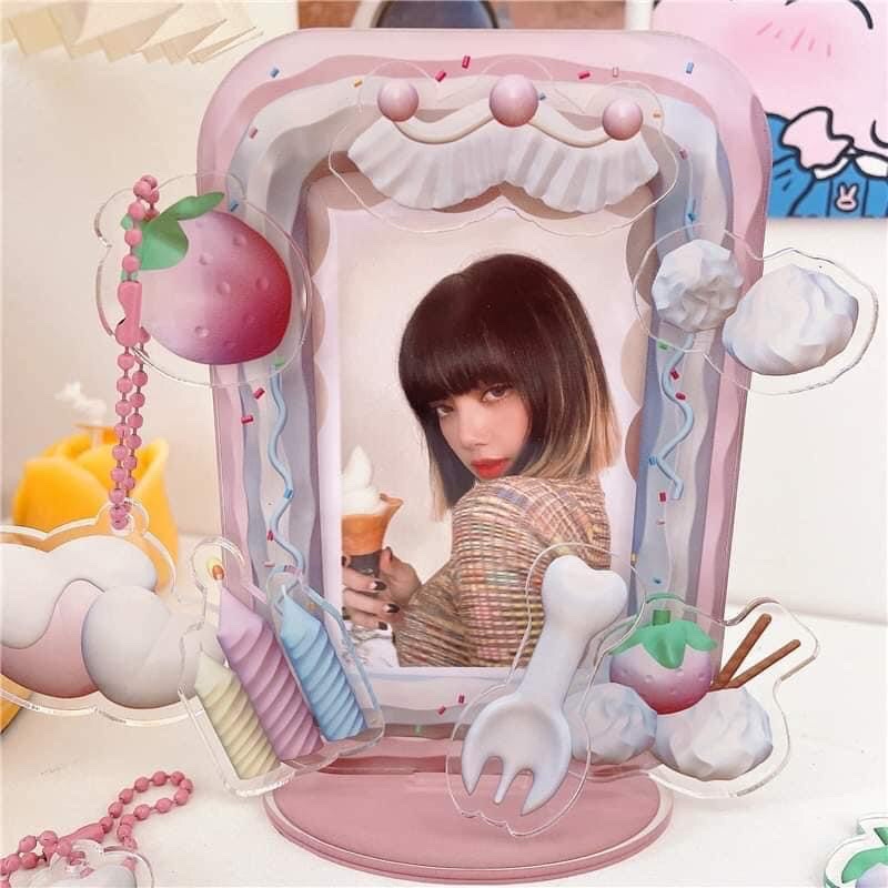 Khung ảnh đầu bếp acrylic, Standee acrylic frame đựng card album ...