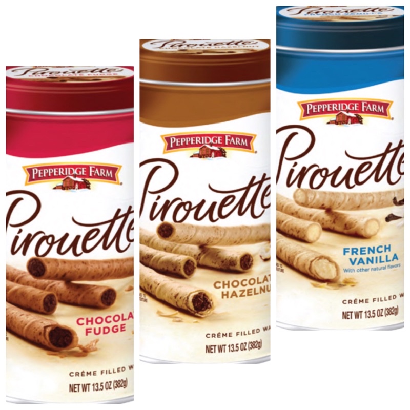 Bánh ống điếu ốc quế Pepperidge Farm Wafers - Hộp thiếc 382g | Shopee ...