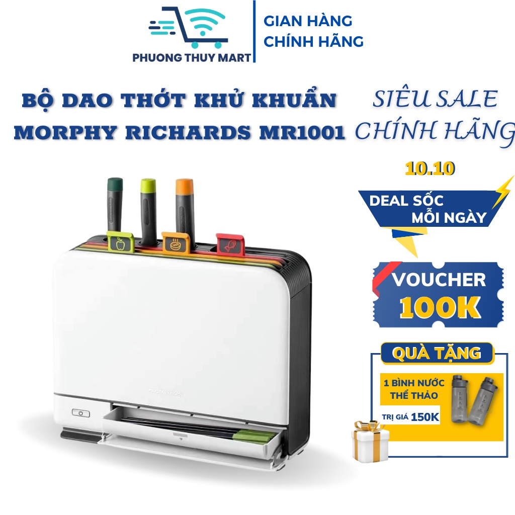 Bộ Máy Khử Khuẩn Dao Thớt Morphy Richards MR1001 Sấy Khô 70ºC Tia UV ...