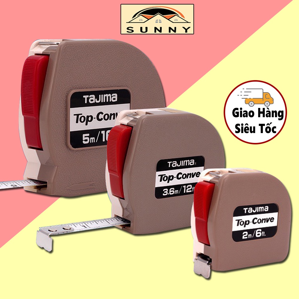 Thước Dây Cuộn Thép TAJIMA Cao Cấp Đủ SIZE 5M / 3M6 / 2M - Thước Nhật Bản Cao Cấp (TRẮNG HOẶC ...