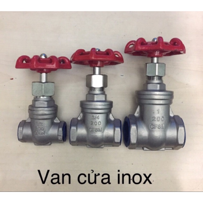 Van cửa inox 201 21,27,34 (Van khoá, van cổng inox) | Shopee Việt Nam