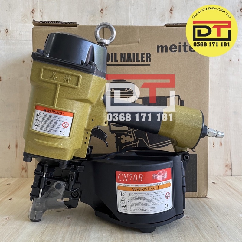 Súng Bắn Đinh Cuộn PALLET CN70 MEITE Chính Hãng - Dùng Hơi Khí Nén ...
