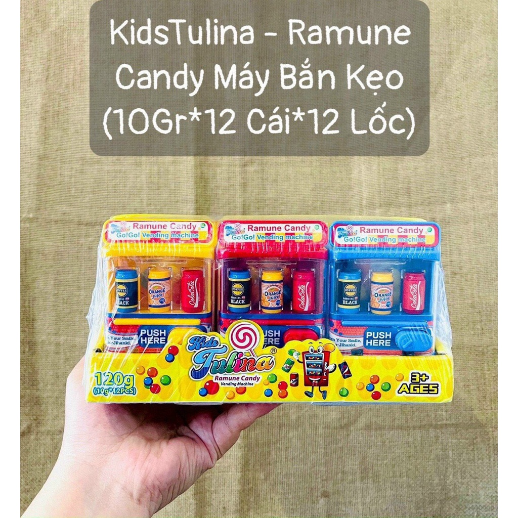 Nguyên lốc 12 chiếc Máy Bán Nước Tự Động - Kẹo Đồ Chơi Ramune Candy ...